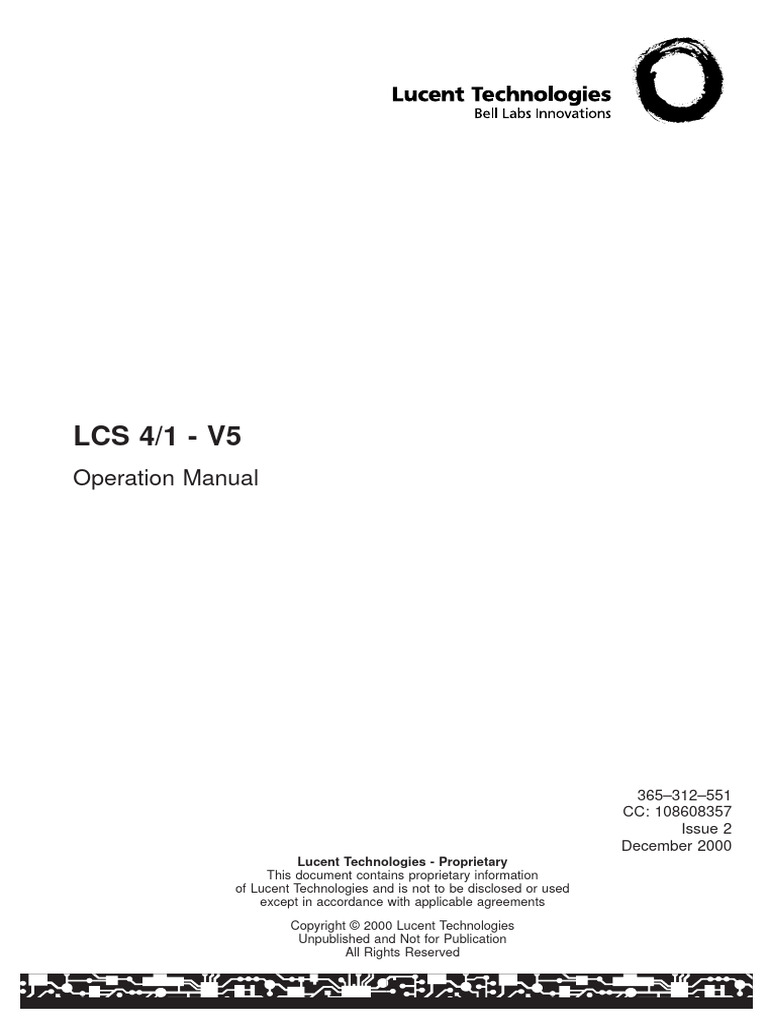 Manual Lcs (Cit) | Download Free PDF | Trademark | Copyright