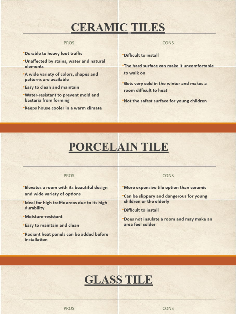 Presentation 3 | PDF | Tile | Flooring