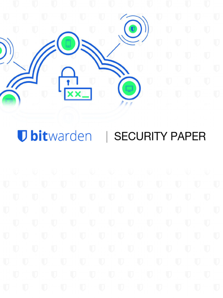 Bitwarden Security Whitepaper Overview | PDF | Key (Cryptography ...