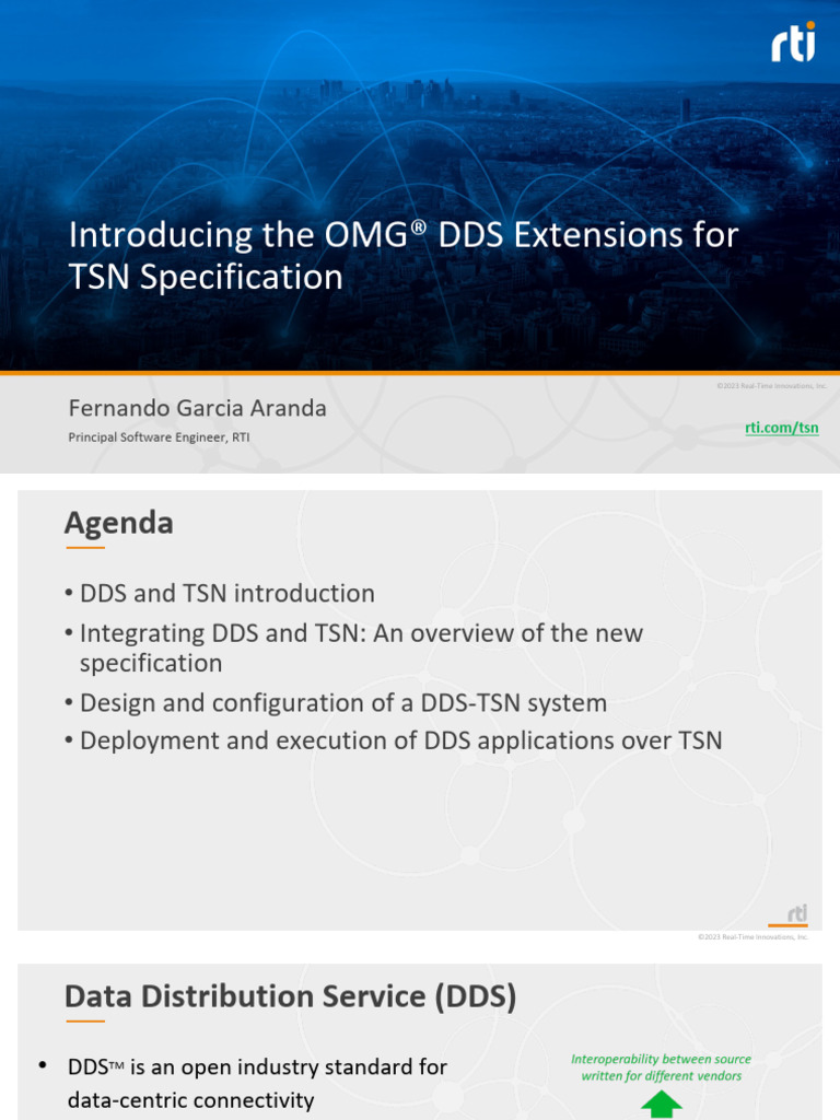 DDS-TSN Integration Overview | PDF | Internet Protocols | Computer Network