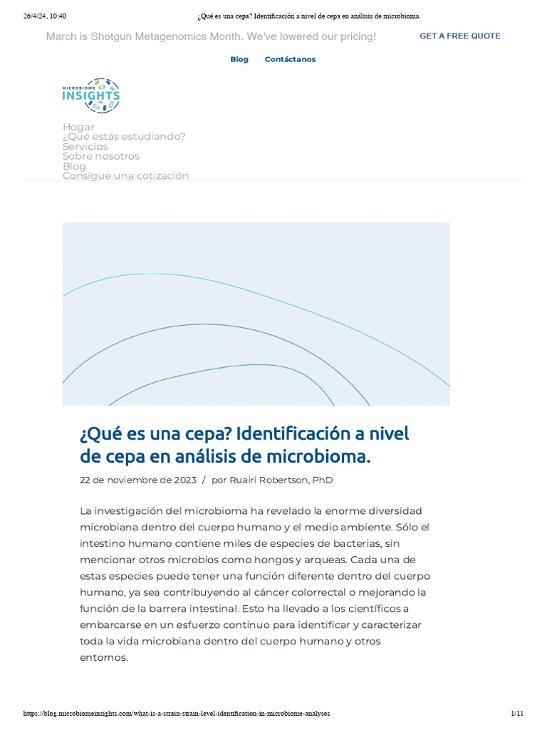 ¿Qué es una cepa_ Identificación a nivel de cepa en análisis de ...