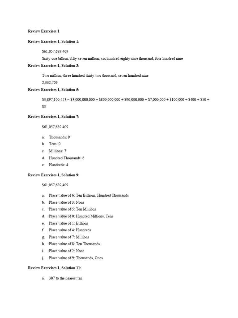 1 Review Exercises | PDF | Money | Economies 1 Review Exercises | PDF | Money | Economies