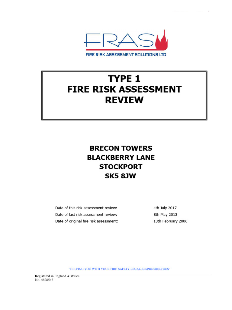 Fire Risk Assessment Summary Report | Download Free PDF | Risk | Fire ...