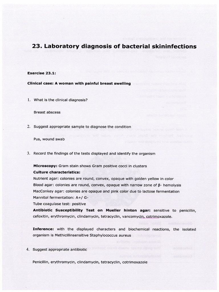 LD of Skin and Soft Tissue Infections | PDF
