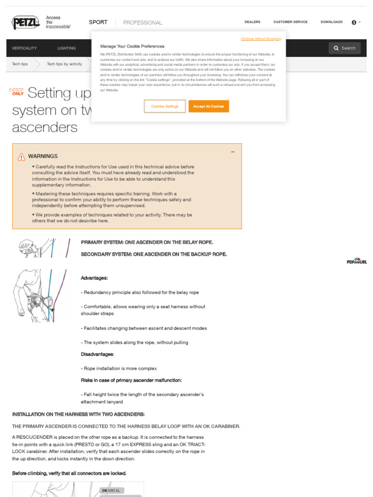 WWW - Petzl - Com - INT - en - Sport - Setting Up A Self Belay System ...