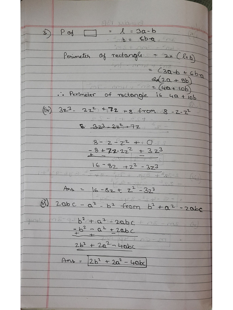 Algebra Notes | PDF