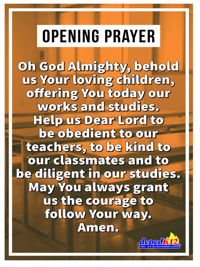 Opening Prayer | PDF