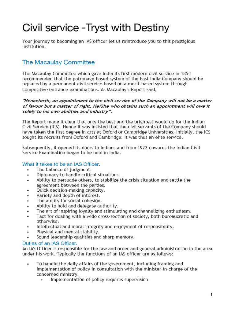 Civil PT | PDF | Civil Service | Government Of India