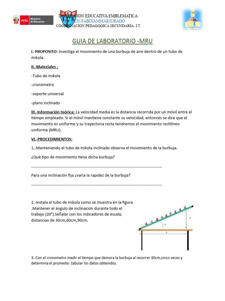 Practica de Laboratorio Mru | PDF