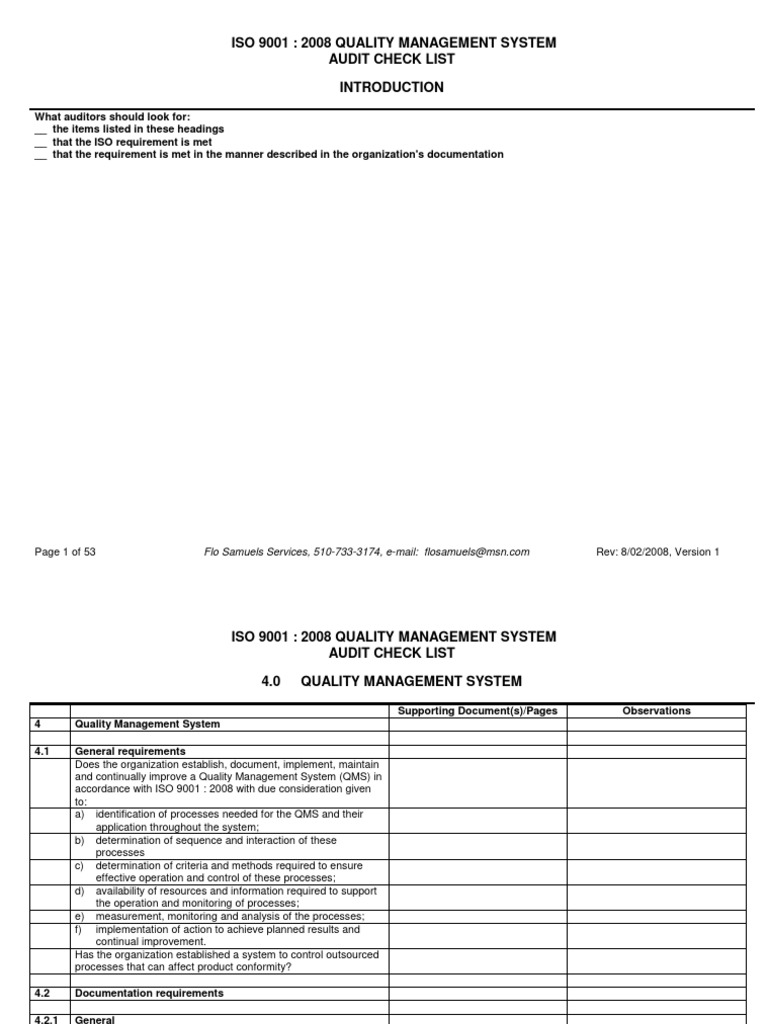 Iso 9001 2008 Quality Management System | PDF | Quality Management ...