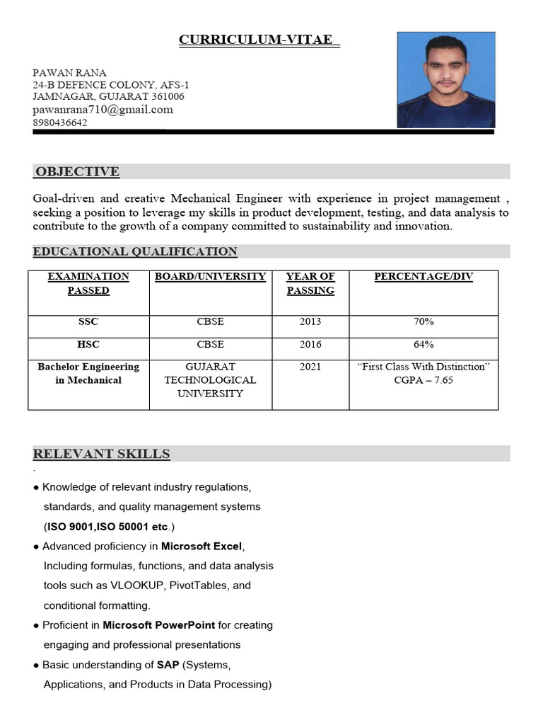 Pawan Rana CV For Logistics and Store | PDF | Logistics | Warehouse