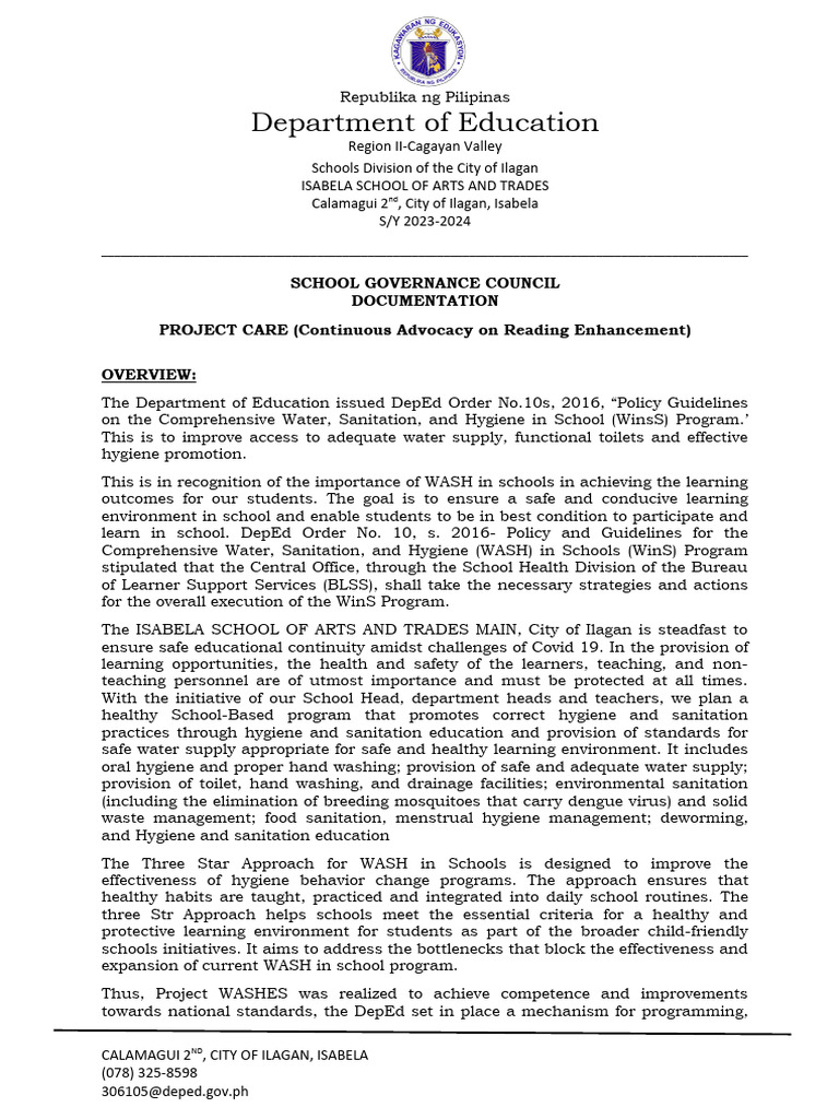 [SGC] Documentation_WASHES | PDF | Wash | Sanitation