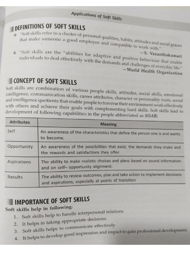 Soft Skills | PDF