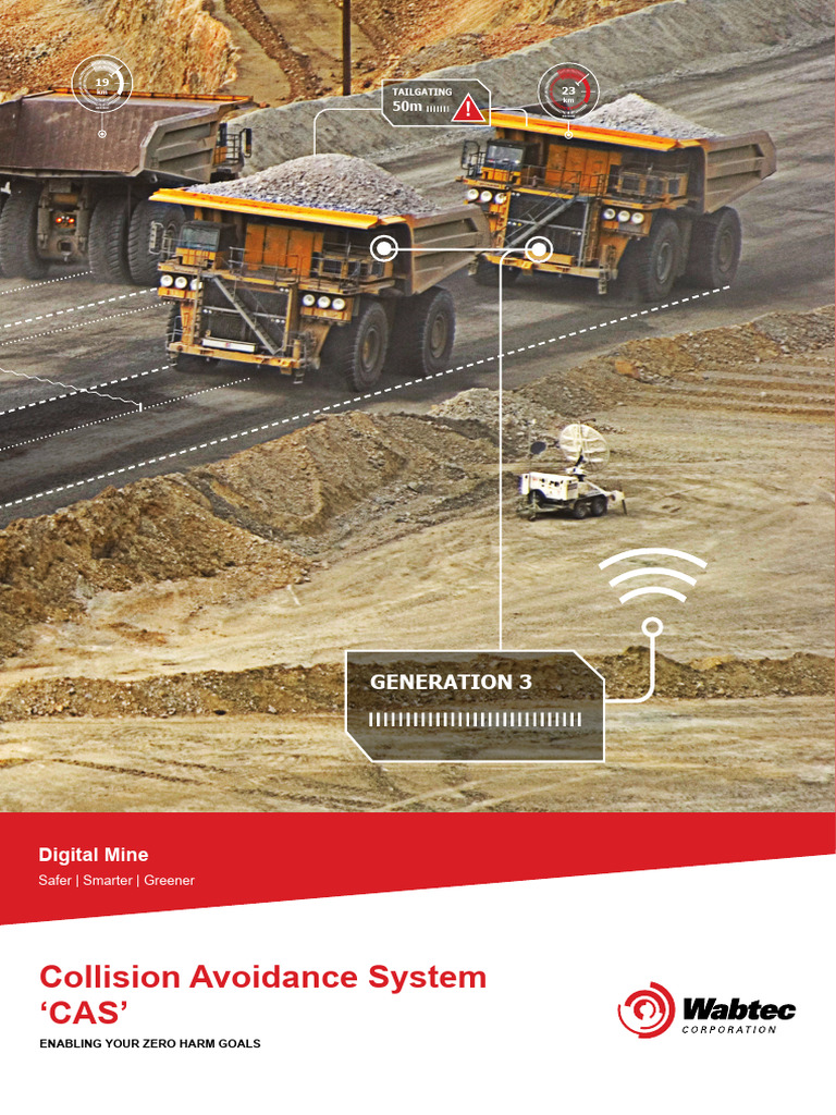 Wabtec Digital Mine Collision Avoidance Brochure 1 Jun'23 | PDF | Wi Fi | Traffic Collision