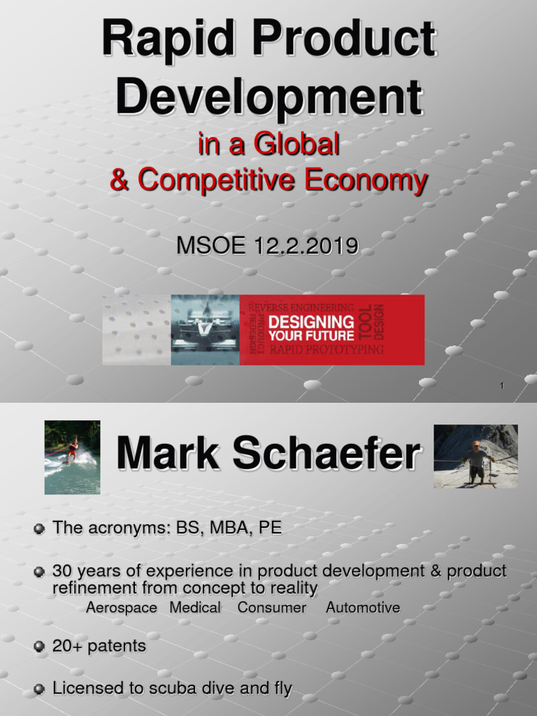 Week 1 Rapid Product Development by Mark Schaefer of Advanced Design Concepts | PDF | Computer ...
