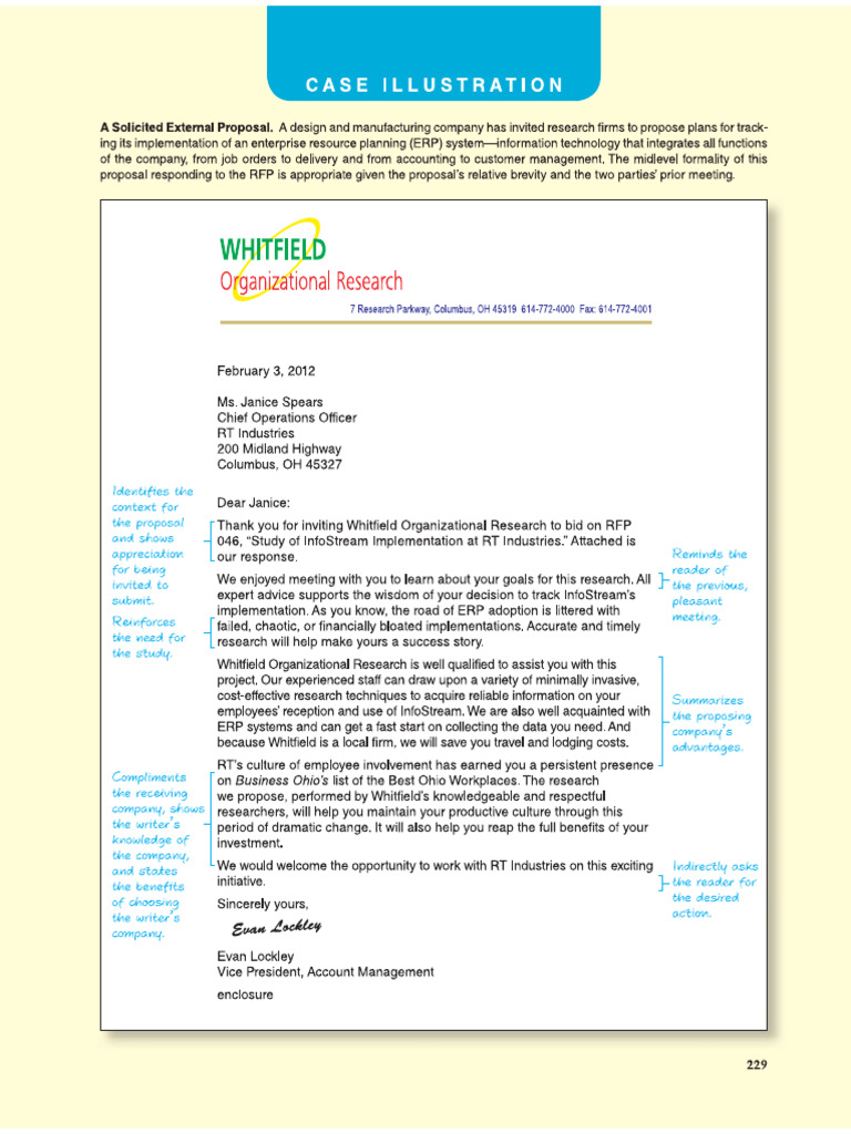 RT Industries Cover Letter & Proposal | PDF