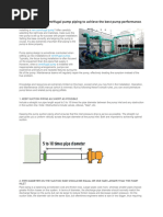 Pump Piping Design Best Practices | PDF | Pump | Pipe (Fluid Conveyance)