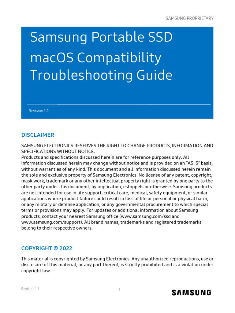Troubleshooting Guide For MacOS Compatibility Ver1.2 | PDF | Mac Os ...