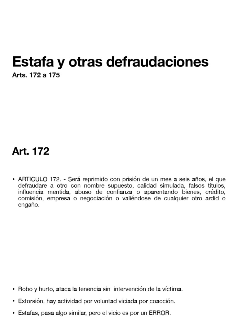 Estafa PDF | PDF | Fraude | Bienes (Ley)