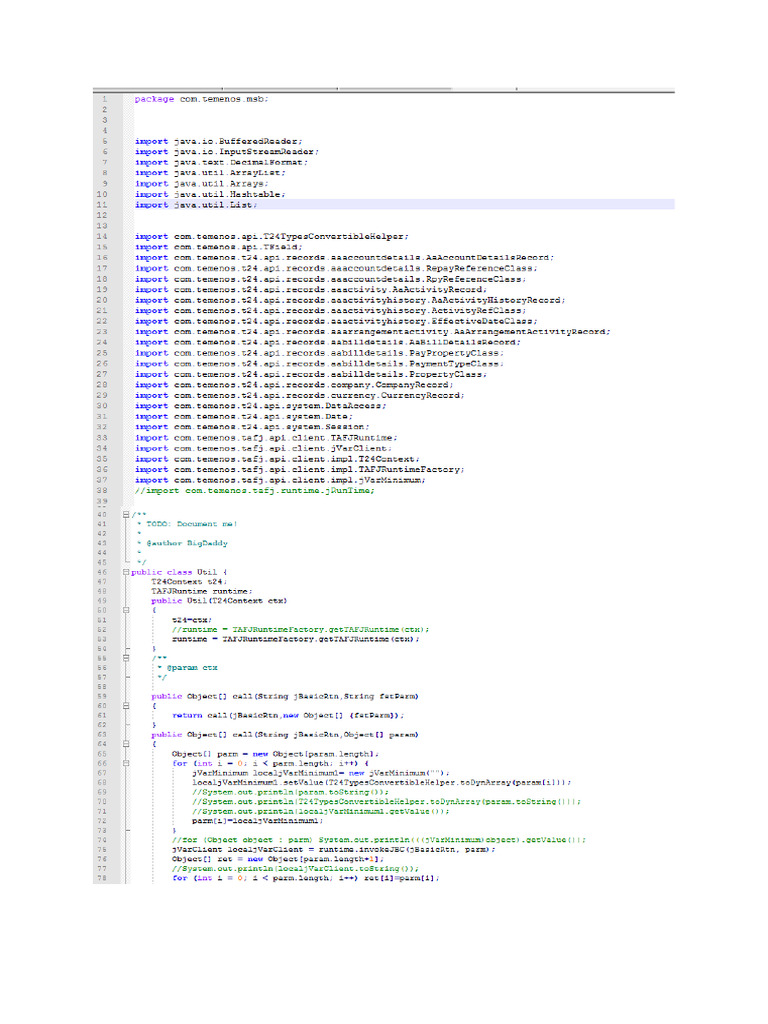 util.java code | PDF