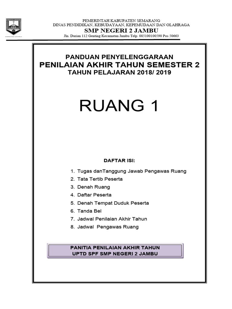 Cover Panduan Ruang | PDF