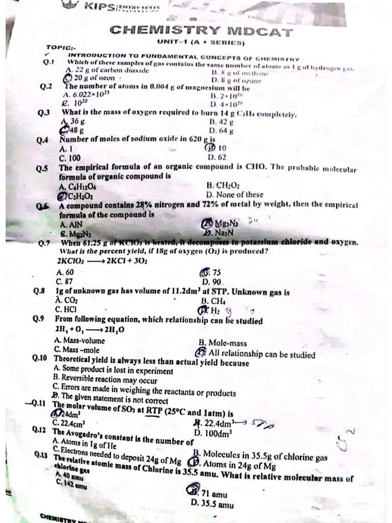 Unit 1 Physics Mdcat | PDF