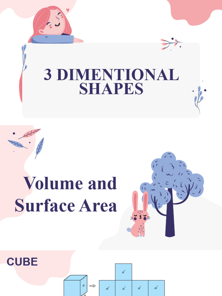 Literasi 3 Dimentional Shapes | PDF | Area | Elementary Mathematics