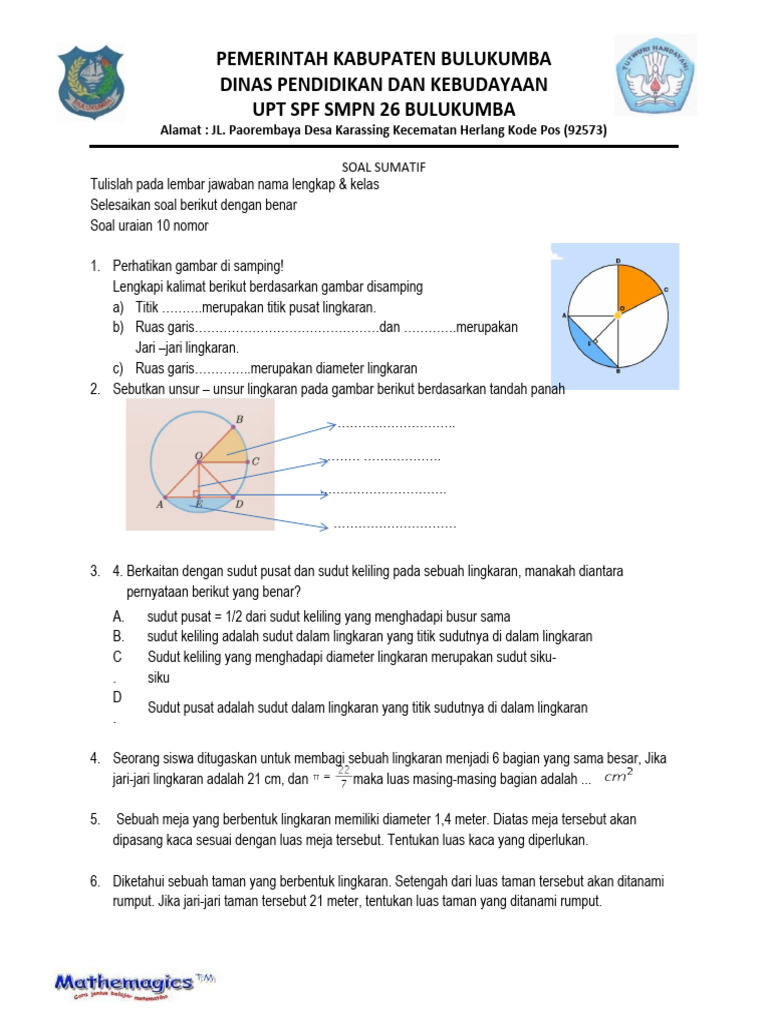 Soal Sumatif 7 Genap | PDF