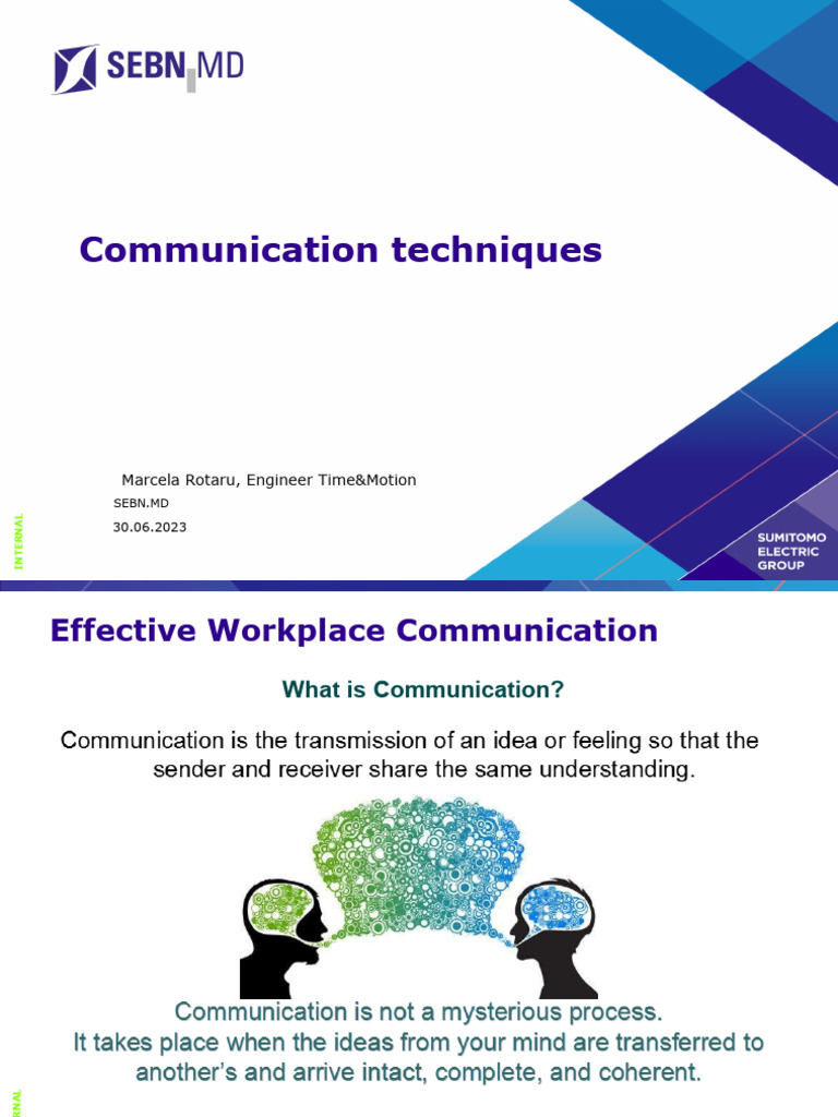 Communication Techniques | PDF | Communication | Behavioural Sciences Communication Techniques | PDF | Communication | Behavioural Sciences
