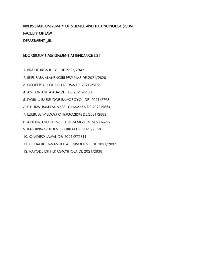 Edc Jil Group 6 Assignment | PDF | Cost Of Living | Customer