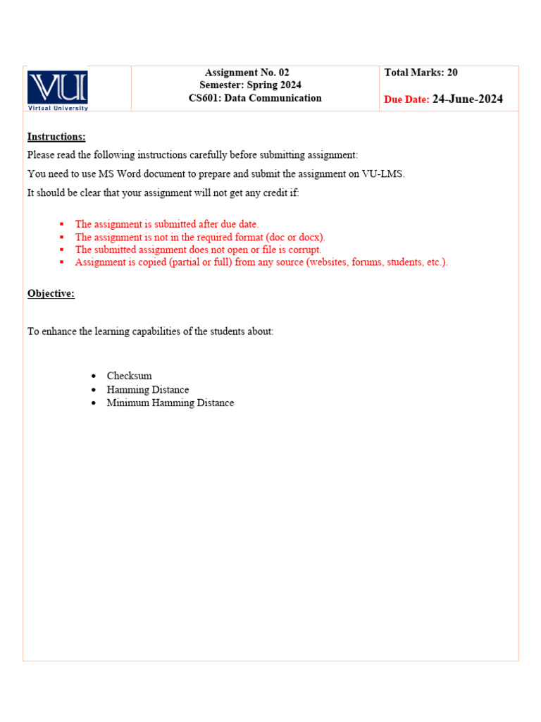 Spring 2024 - CS601 - 2 | PDF