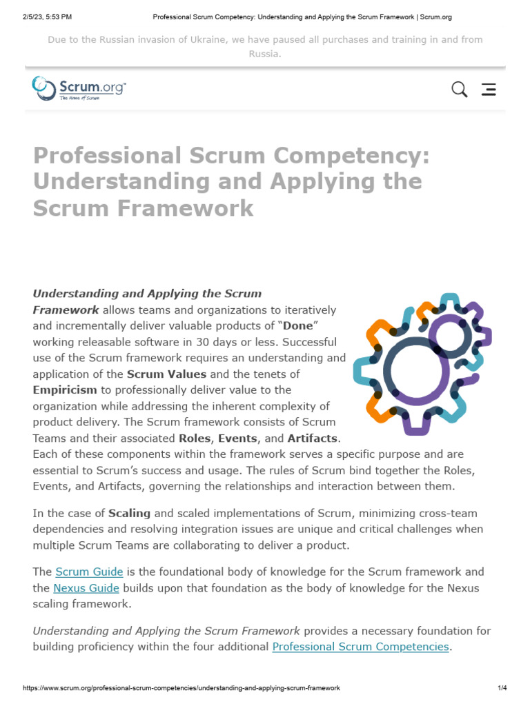 Scrum Framework Mastery Guide | PDF | Scrum (Software Development ...