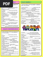 Present Simple vs Continuous Exercises | PDF | Languages | Foreign Language Studies