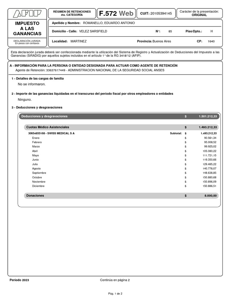 2023 Presentacion 1 | PDF | Finanzas del gobierno | Impuestos