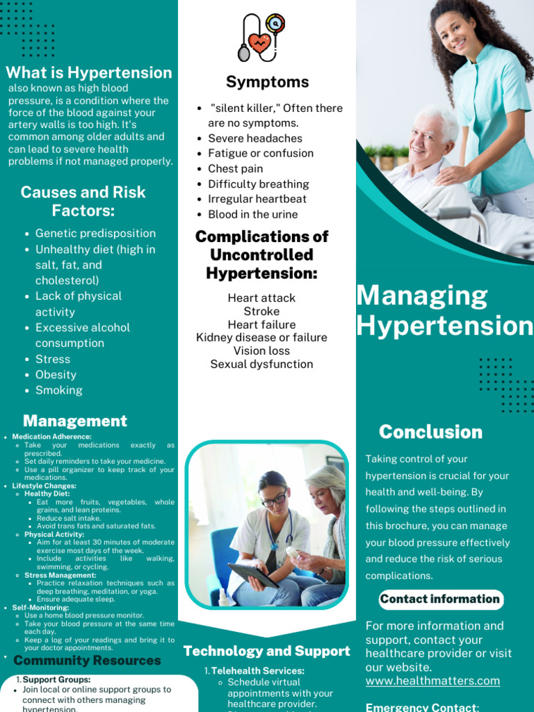 Afrifa Assessment 4 Brochure | PDF | Hypertension | Healthy Diet