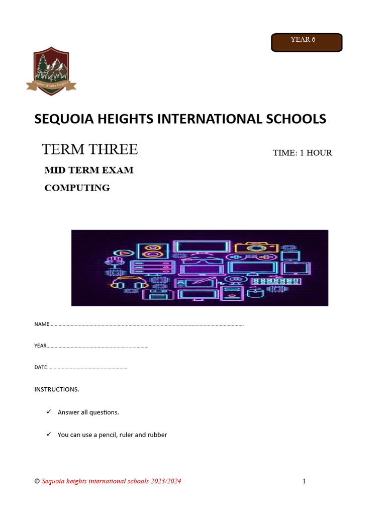 Year 6 - Ikram | PDF | Computer Data Storage | Computer Hardware