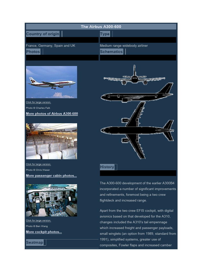 A300-600 | PDF | Aerospace Engineering | Wing Configurations
