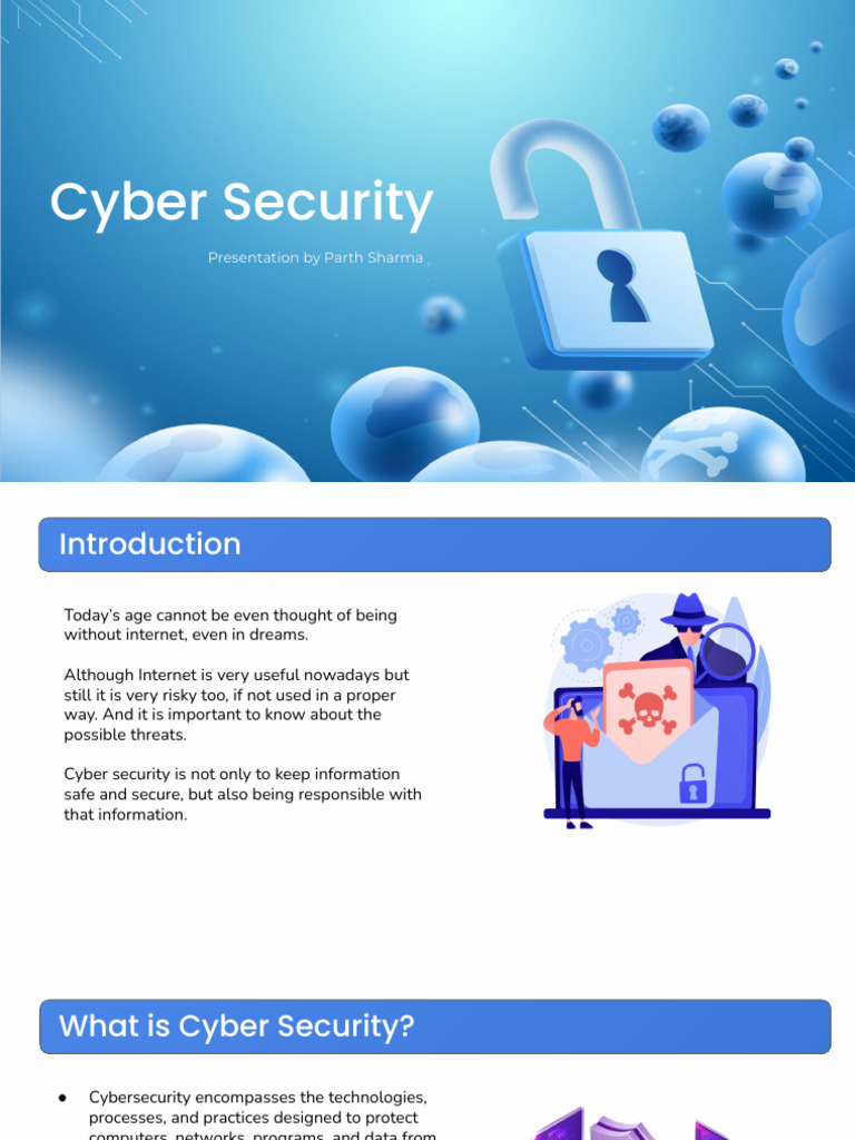 Cyber Security | PDF | Security | Computer Security Cyber Security | PDF | Security | Computer Security