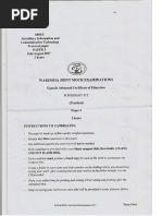 UNEB Subsidiary ICT 2022 Practical Paper 3 With Support Files | PDF