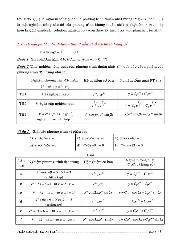 PTVP Cấp cao- Bài số 1-trang-3-10 | PDF