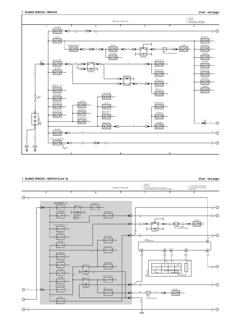 Toyota Kijang Innova Reborn Wiring Diagram 1600 PDF - Gdrive.vip | PDF