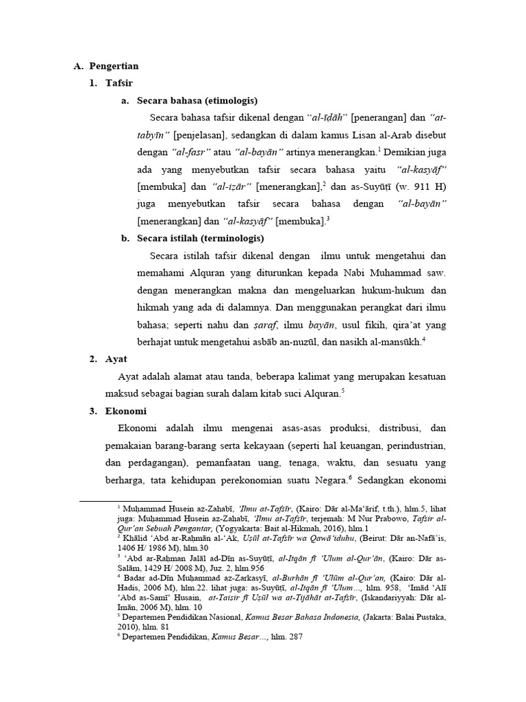 Tafsir Ayat-Ayat Ekonomi Baru | PDF
