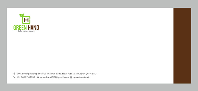 Green Hand Envelope | PDF