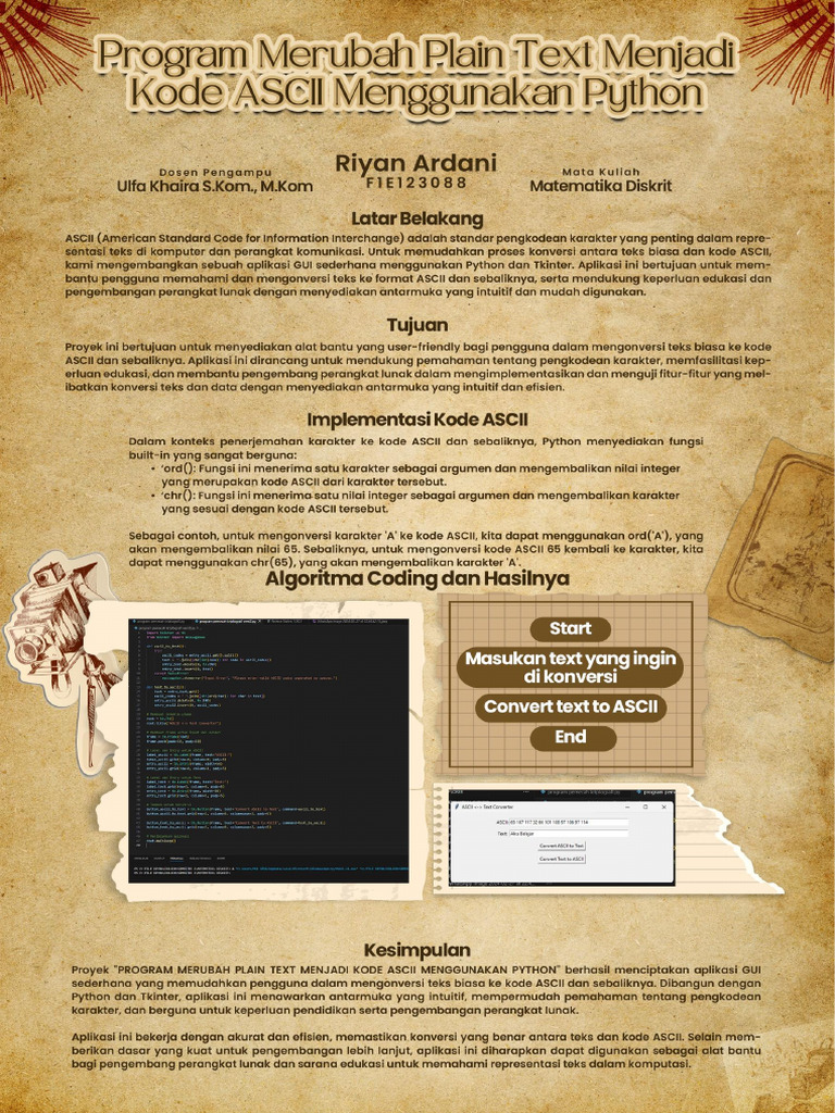 Project Matdis Mandiri - Riyan Ardani - F1e123088 | PDF