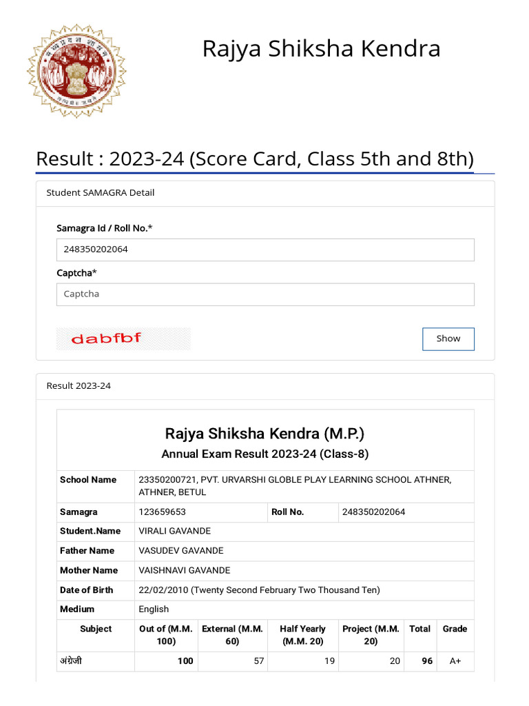 RSKMP - in BoardExam Result24 StudentResult - Aspx Utm Source Josh ...