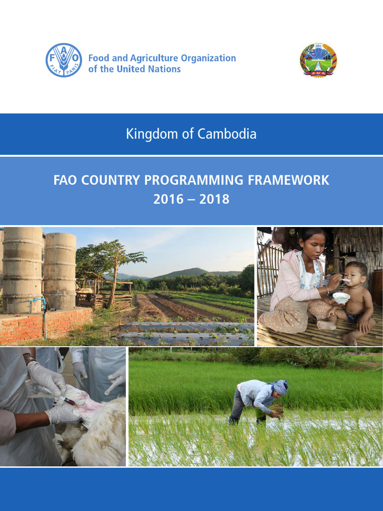 Kingdom of Cambodia: Fao Country Programming Framework 2016 - 2018 ...