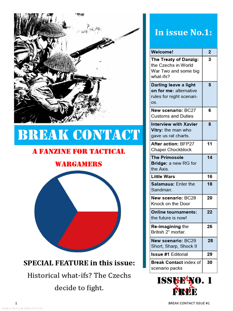 Break Contact Issue No. 1 | PDF | Warfare | Military Science