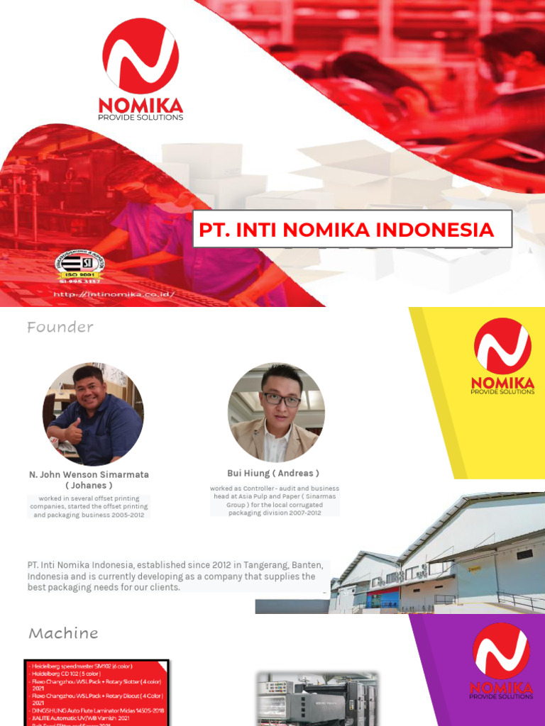 Inti Nomika Indonesia - 9 September 2022 | PDF | Technology & Engineering