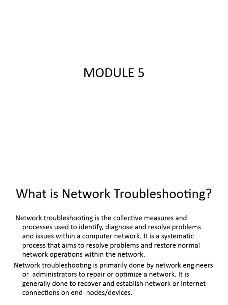 Network Troubleshooting | PDF | Command Line Interface | Graphical User ...