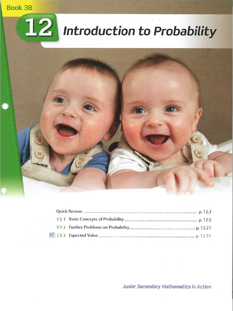 Book 3B - 12 Introduction To Probability Junior Mathematics in Action | PDF